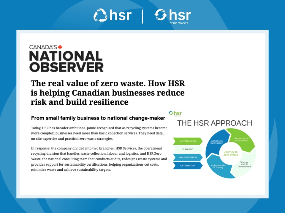 HSR Zero Waste Transforms Canadian Sustainability with 80% Diversion ...